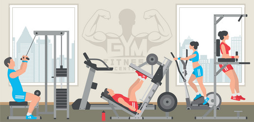 Gym Interior Vector Images (over 4,300)