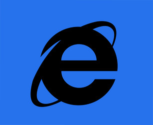 Microsoft edge browser brand logo symbol with name