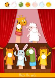 Educational children game toddlers activity Vector Image