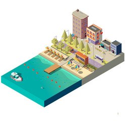 Isometric Beach Vector Images (over 10,000)