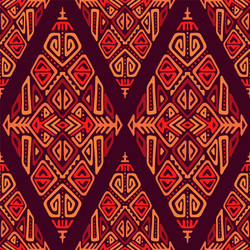 African ethnic style seamless pattern Royalty Free Vector