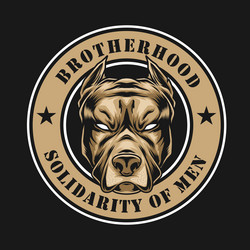 Brotherhood logo Royalty Free Vector Image - VectorStock