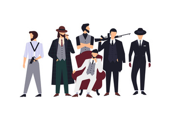 Mafia man Royalty Free Vector Image - VectorStock