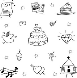 Belgium country nation doodle hand drawn set Vector Image