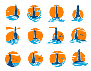 Tangram house aircraft candle lighthouse Vector Image