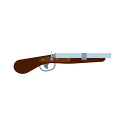 Shotgun side view military war design sign army Vector Image