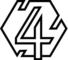 Number 4 Icon Vector Images (over 16,000)