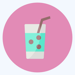 Icon fizzy water suitable for drink symbol color Vector Image