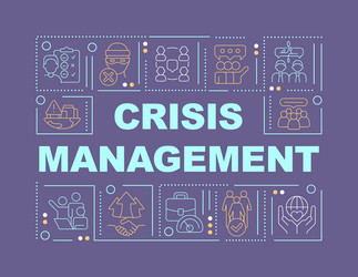 Corporate events word concepts turquoise banner Vector Image