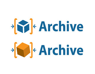 Archive logo design Royalty Free Vector Image - VectorStock