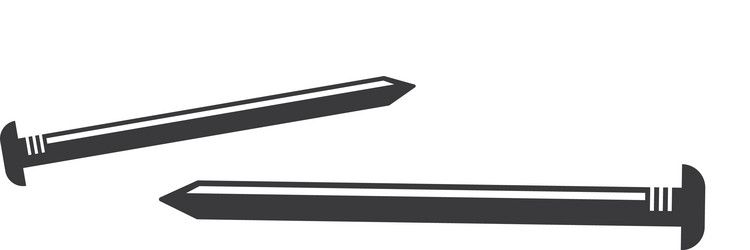 Metal nail design Royalty Free Vector Image - VectorStock