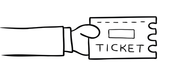 Ticket Cartoon Raffle Vector Images (over 390)