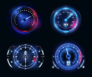 Speedometers for dashboard digital gauge indicator
