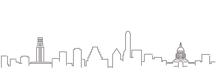 Austin Skyline Vector Images (over 230)