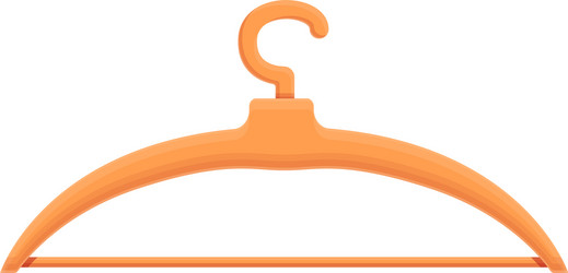 Clothes hanger icon cartoon style Royalty Free Vector Image