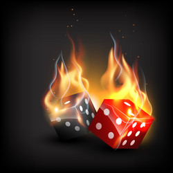 Dice Flames Vector Images (over 140)