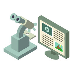 Computer Lab Isometric Laboratory Vector Images (over 450)