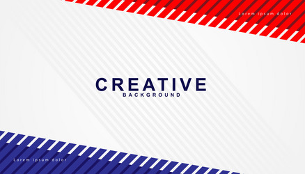 Red and blue curve on a white background Vector Image