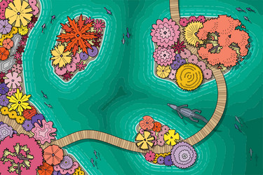 Pier Top View Vector Images (79)