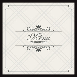 Abstract menu background with some special objects