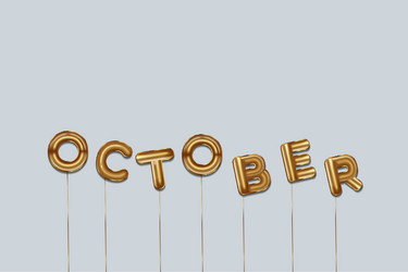 October Wording Vector Images (over 4,900)