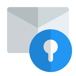 Message encrypted for security purpose Royalty Free Vector