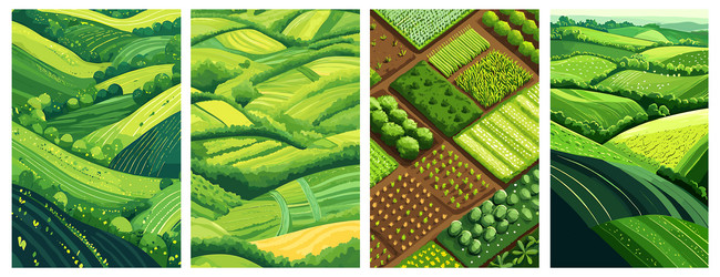 Soccer field scheme top view with realistic green Vector Image