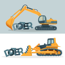 Dozer Vector Images (over 1,500)