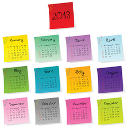 Zodiac calendar Royalty Free Vector Image - VectorStock