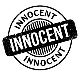 Innocent rubber stamp Royalty Free Vector Image