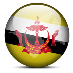 Map on flag button of tromelin island Royalty Free Vector