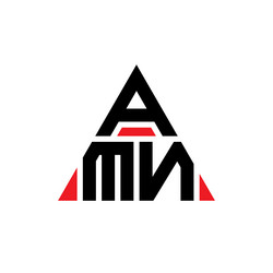 Amn logo letter design Royalty Free Vector Image
