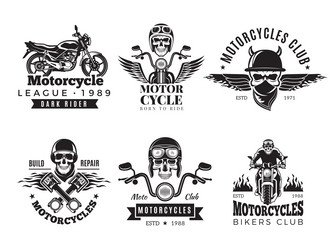 Biker Machine Logo Vector Images (over 520)
