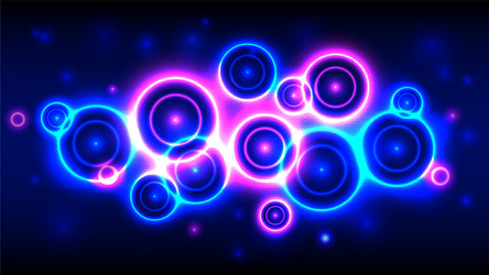 Neon party background abstract multicolor Vector Image