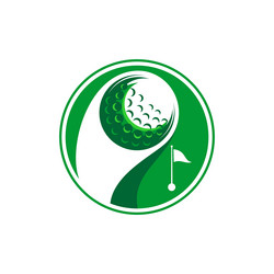 Golf fly Royalty Free Vector Image - VectorStock