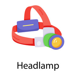 Headlamp Royalty Free Vector Image - VectorStock
