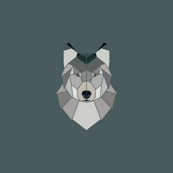Geometric Husky Vector Images (over 210)