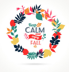Set of isolated autumn frames Royalty Free Vector Image