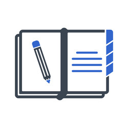 Note write icon Royalty Free Vector Image - VectorStock