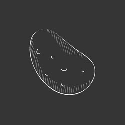 Potato hand drawn sketch icon Royalty Free Vector Image