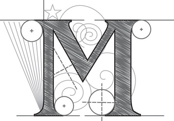 M Royalty Free Vector Image - VectorStock