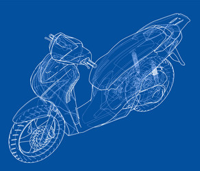 Scooter Blueprint Vector Images (over 100)