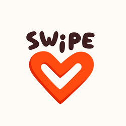 Swipe sticker for a social media making blog Vector Image