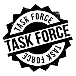 Task force rubber stamp Royalty Free Vector Image