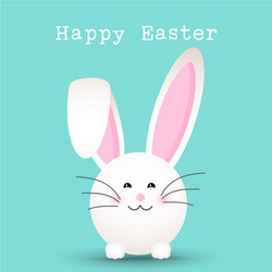 Easter bunny background Royalty Free Vector Image