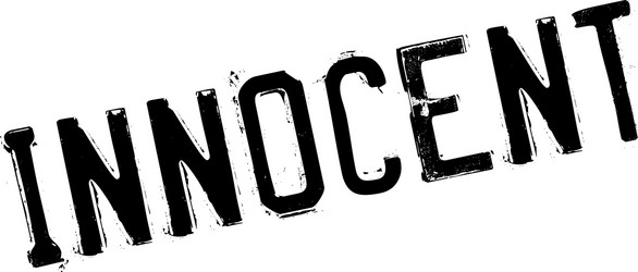 Innocent rubber stamp Royalty Free Vector Image