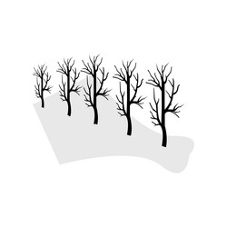 Winter tree icon Royalty Free Vector Image - VectorStock