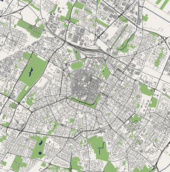 Map city modena emilia-romagna italy Royalty Free Vector