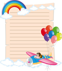 Border Template with Plane Vector Images (over 490)