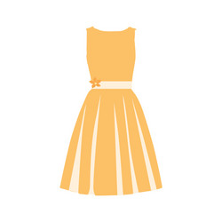 Summer dress leaf pattern Royalty Free Vector Image